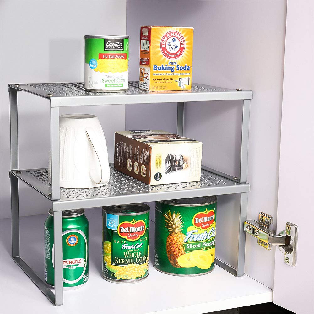Snapklik.com : NEX Kitchen Cabinet And Counter Shelf Organizer