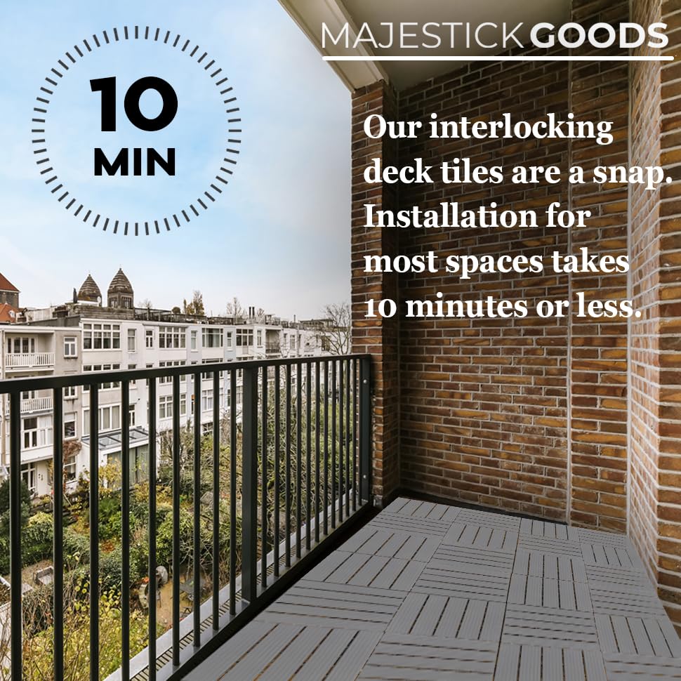 Snap Lock Interlocking Tiles Composite Deck Tiles | Decking Squares