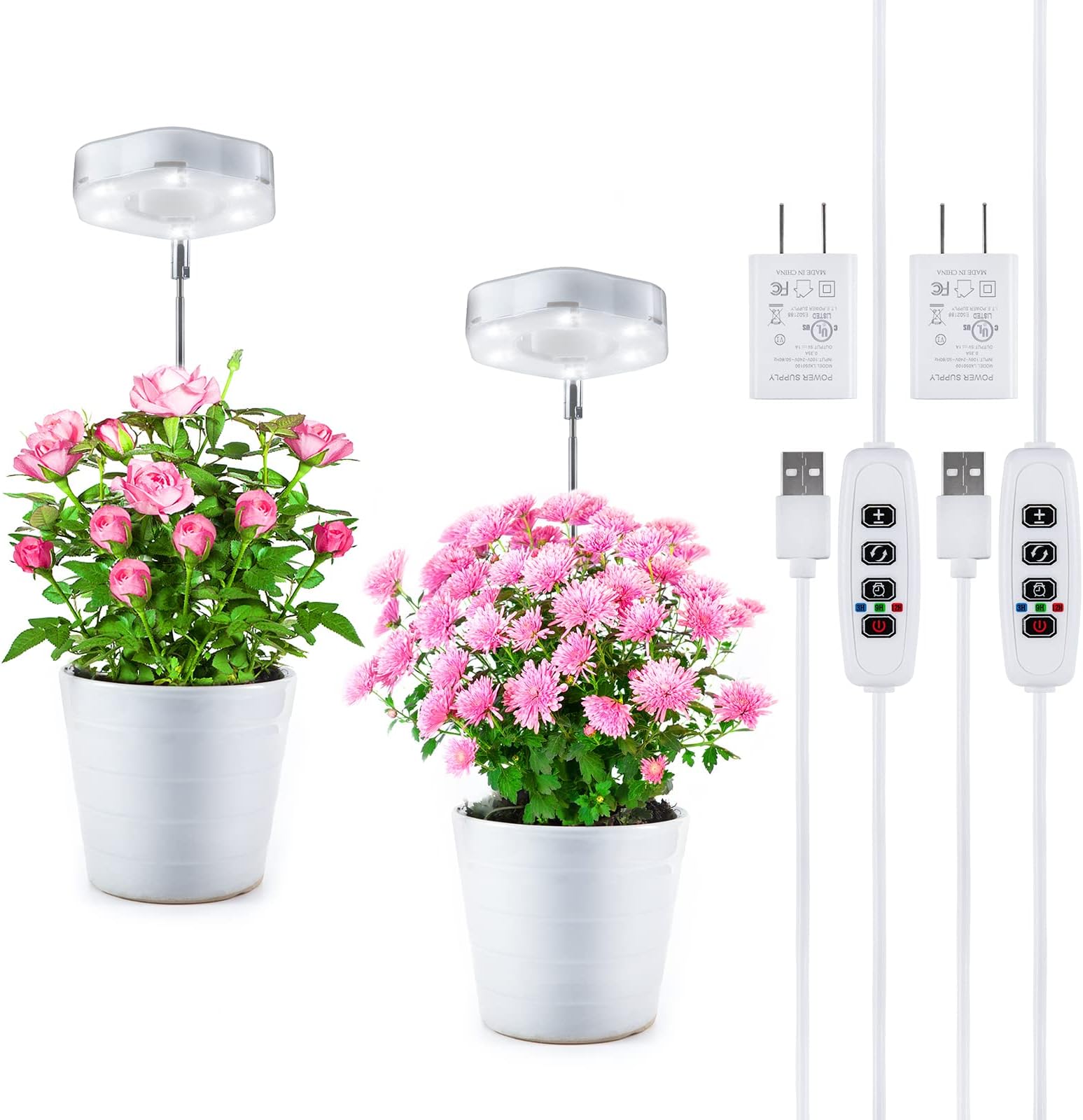 Amazon.com : JOYSEUS Grow Light for Seed Starting with Stainless Steel ...