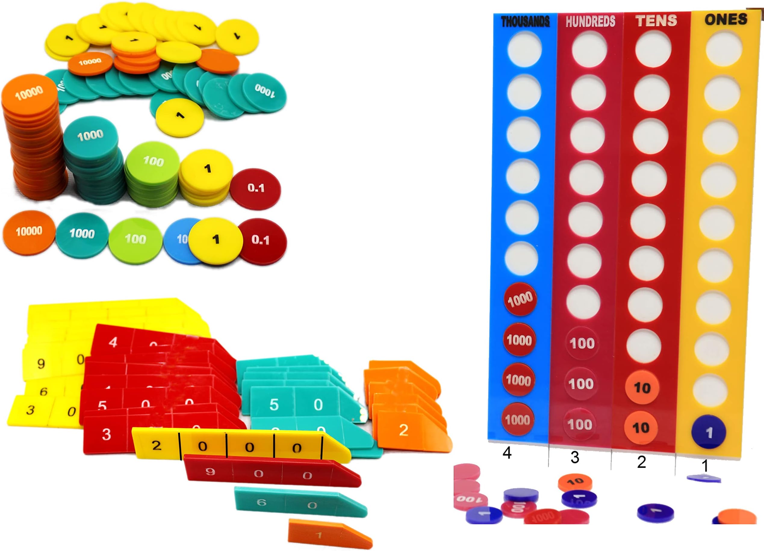 Buy Mathworld Place Value kit Colorful Mathematics Kit Learning ...