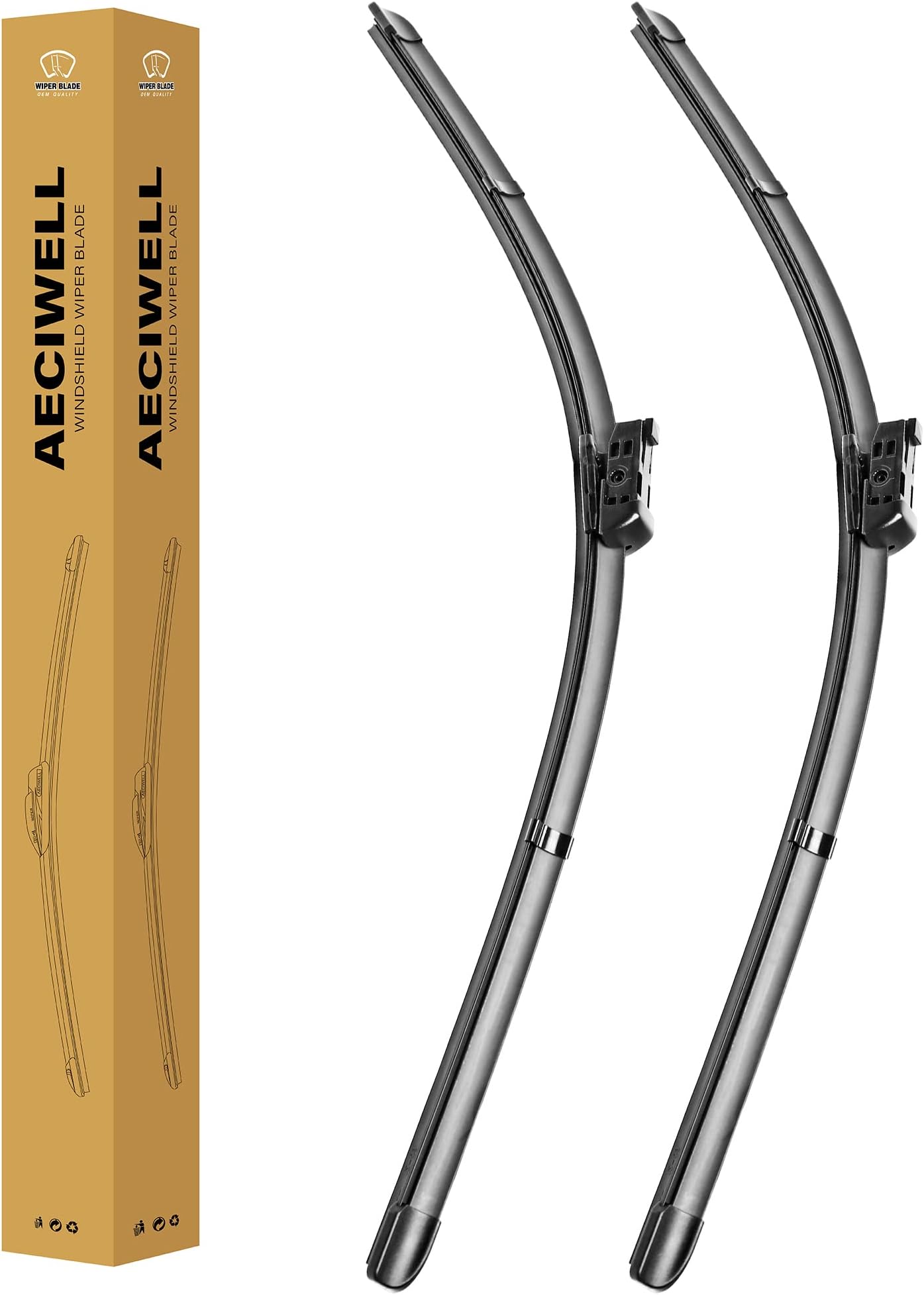 AUTOBOO OEM Windshield Wiper Blade Replacement for VW Volkswagen Jetta ...