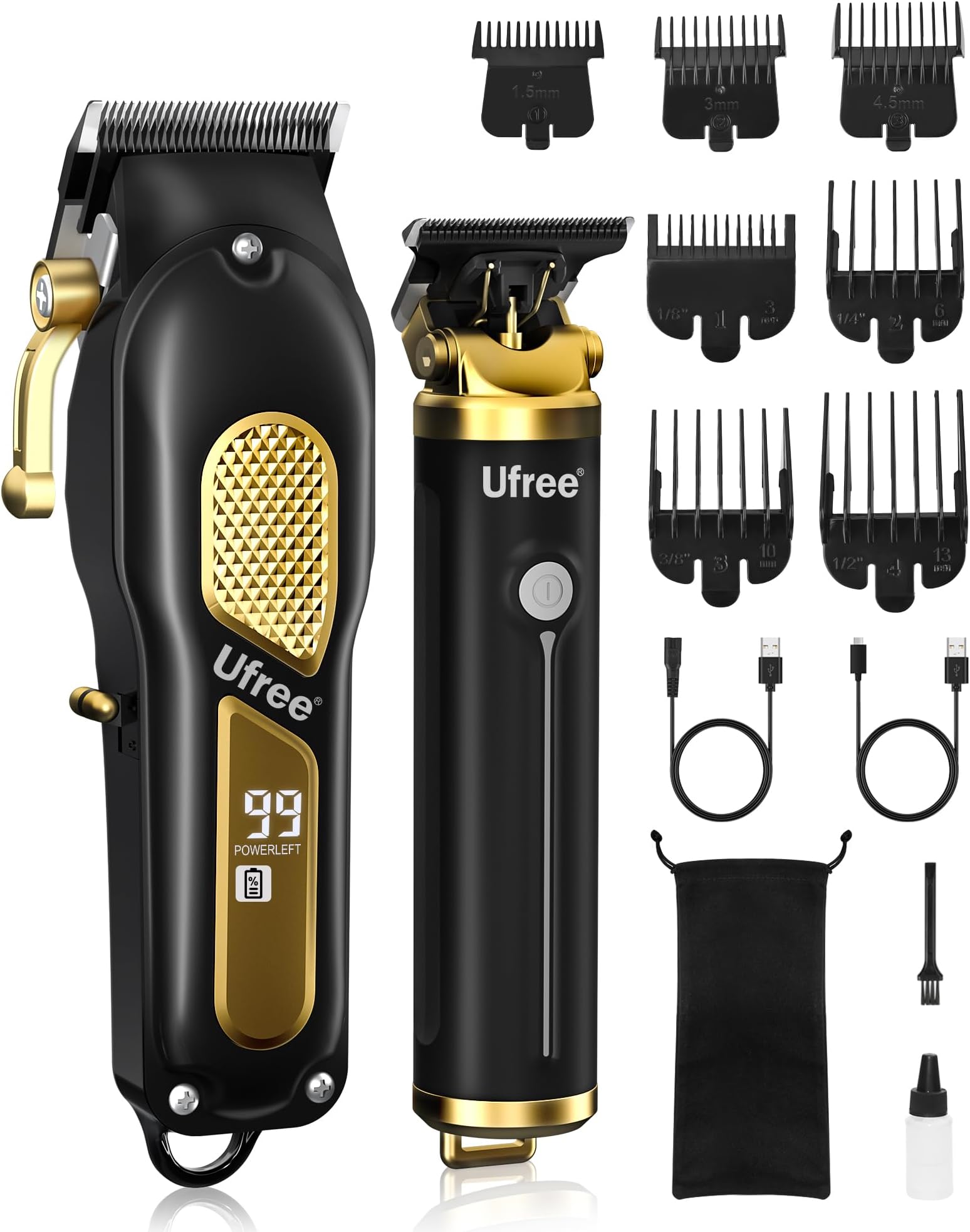 Amazon.com: Ufree Hair Clippers for Men, Professional Clippers and ...