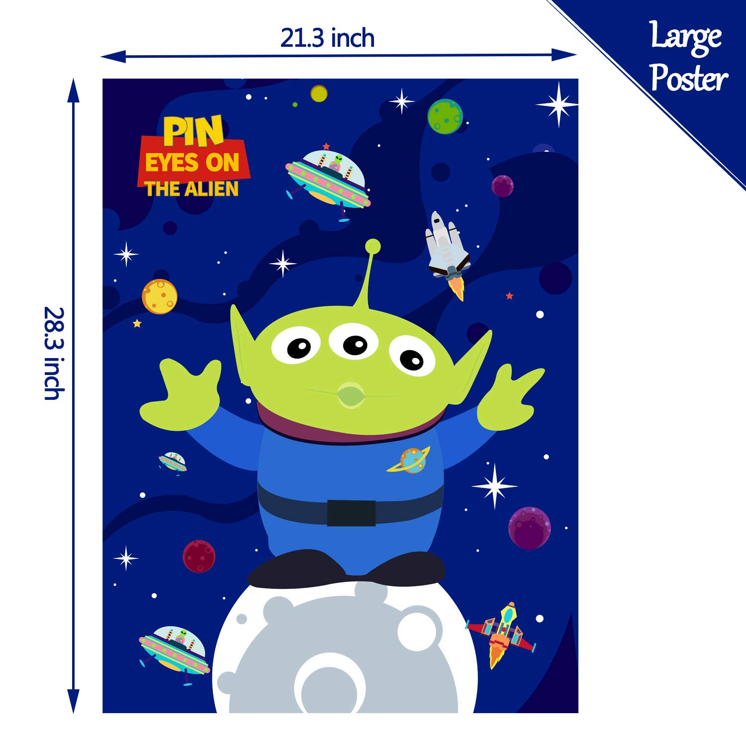 Toy Inspired Story Party Supplies Pin Eyes On The Alien Party Games toy-inspired-story-party-supplies-pin-eyes-on-the-alien-party-games