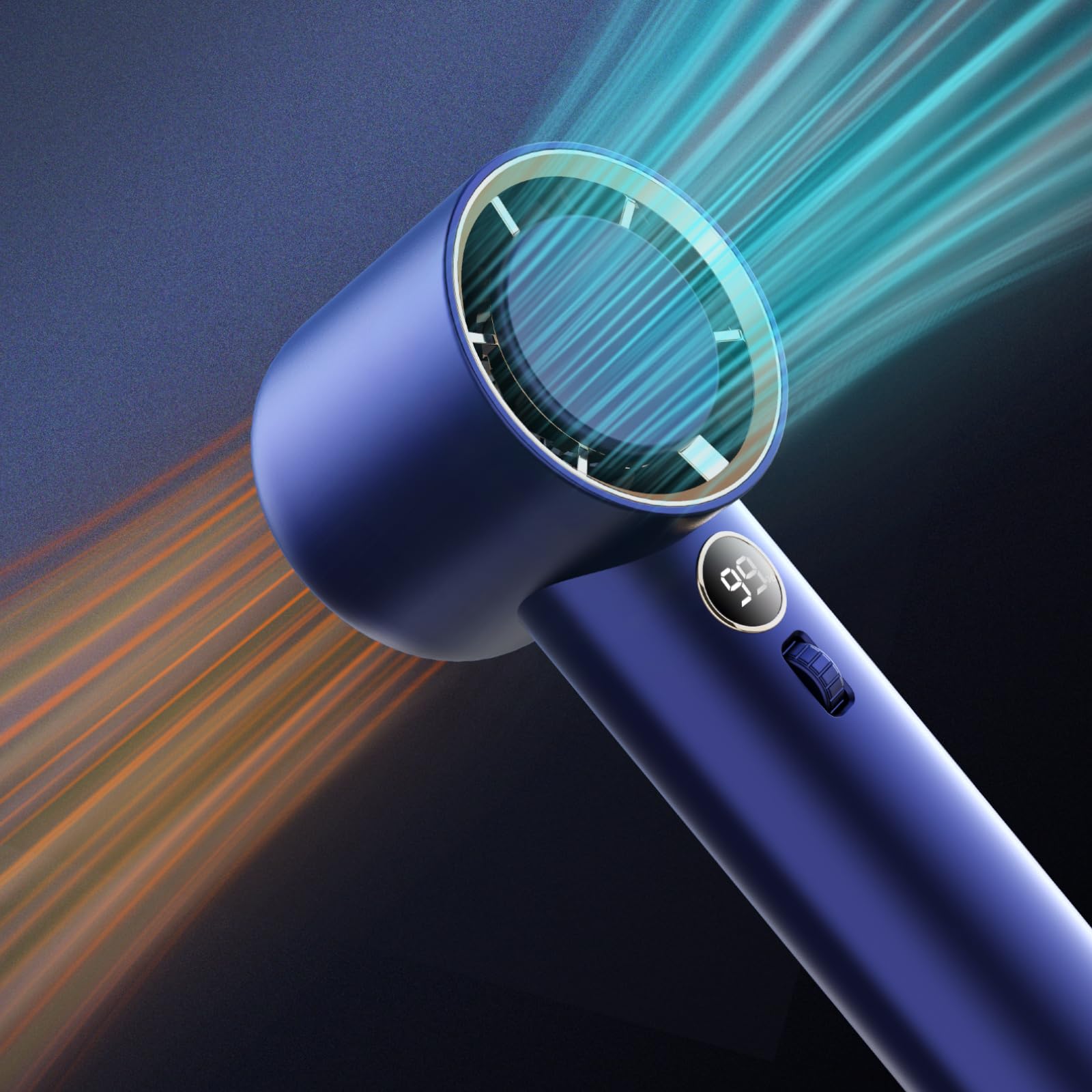 Amazon.com: Halybau Handheld Fan,1-100 High Speed Hand Fan Adjustable ...