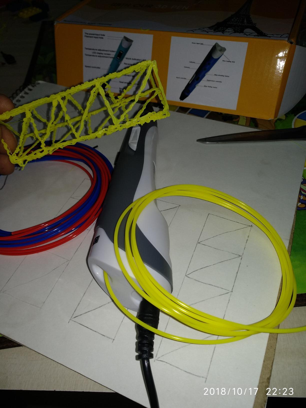 3d Printing Pen for Artist 3d Drawing, 3d Scribbler Printing Pen with ...