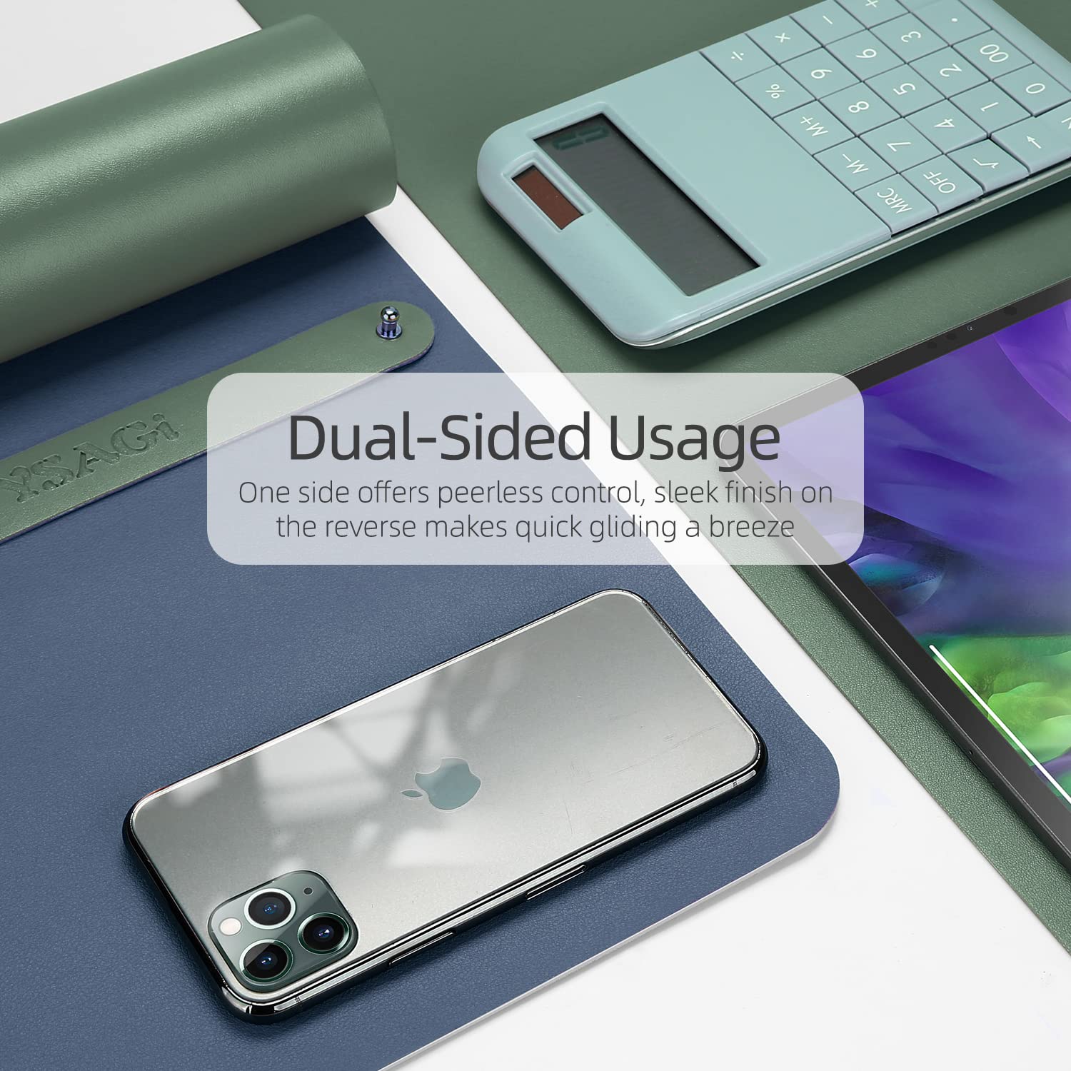 Snapklik.com : YSAGi Desk Mat, Waterproof Dual-Sided Writing Pad For ...