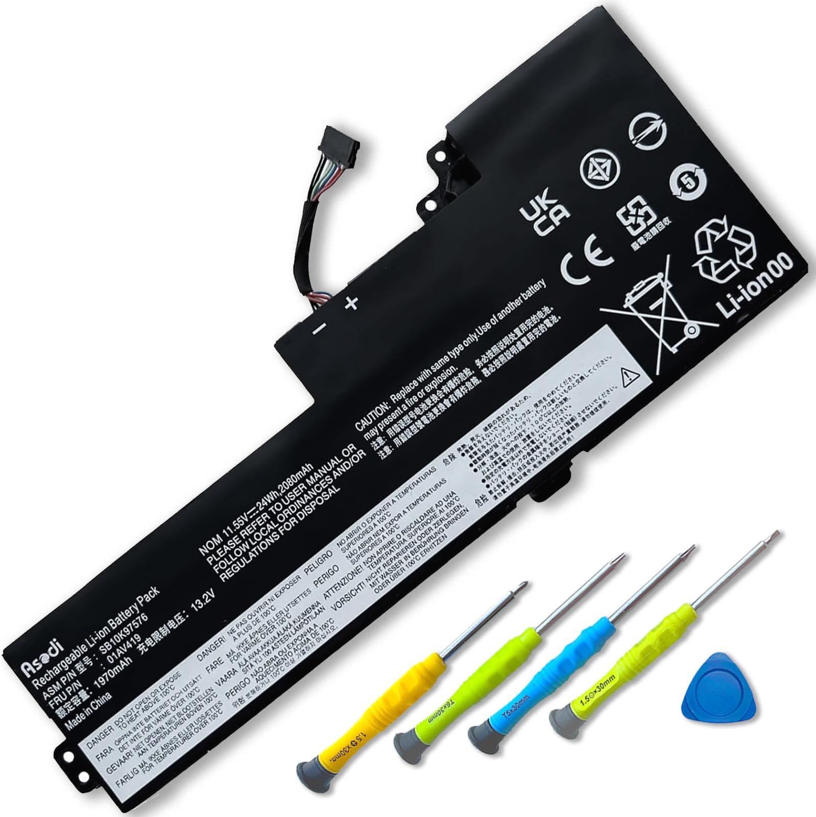 Amazon.com: 01AV421 T480 T480 T580 Internal Battery Replacement for ...