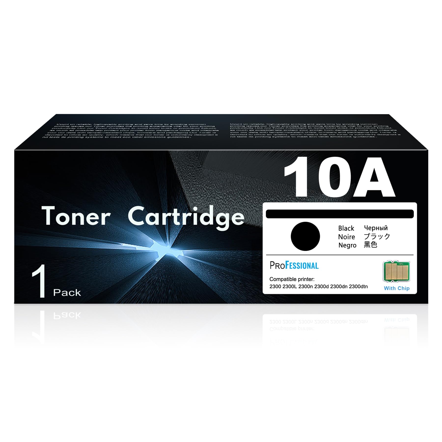 Amazon.com: 10A Q2610A Toner Cartridge, 1-Pack Black (with Chip ...