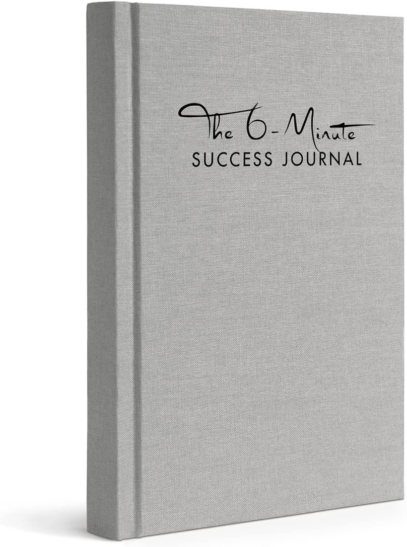 The 6-Minute Success Journal | Daily Planner 2024 for more Focus | A5 ...