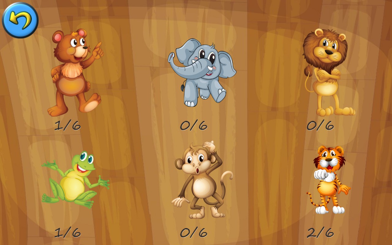 Wild Animals Puzzles - Preschool and Kindergarten Learning Games for ...