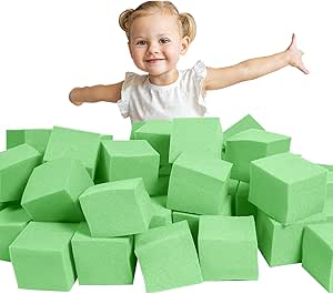 Amazon.com: ZMCYER Foam Pit Cubes Blocks - 48PCS Sponge Form Cubes for ...