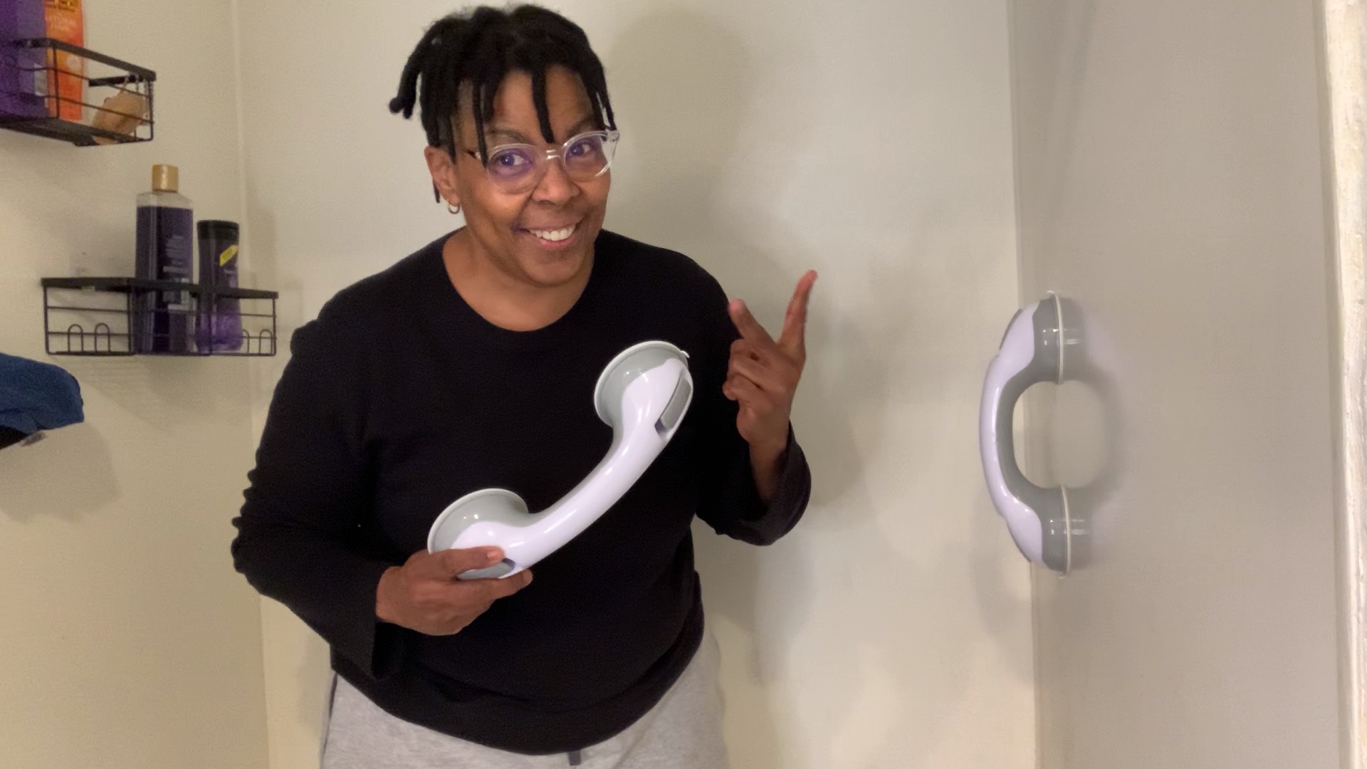 Watch Helping Handle Shower Safety Bar Safety Handles on Amazon Live