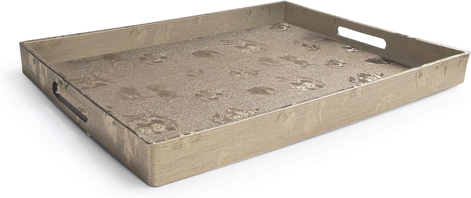 Amazon.com: Accents by Jay Rectangular Serving Tray, 14 by 19-Inch ...