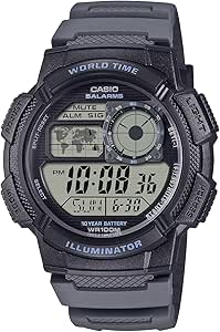 Amazon | [カシオ] CASIO ワールドタイム デジタル メンズ 腕時計 AE-1000W-8AV ブラック×グレー 海外モデル [並行輸入品] | 腕時計 | ファッション 通販