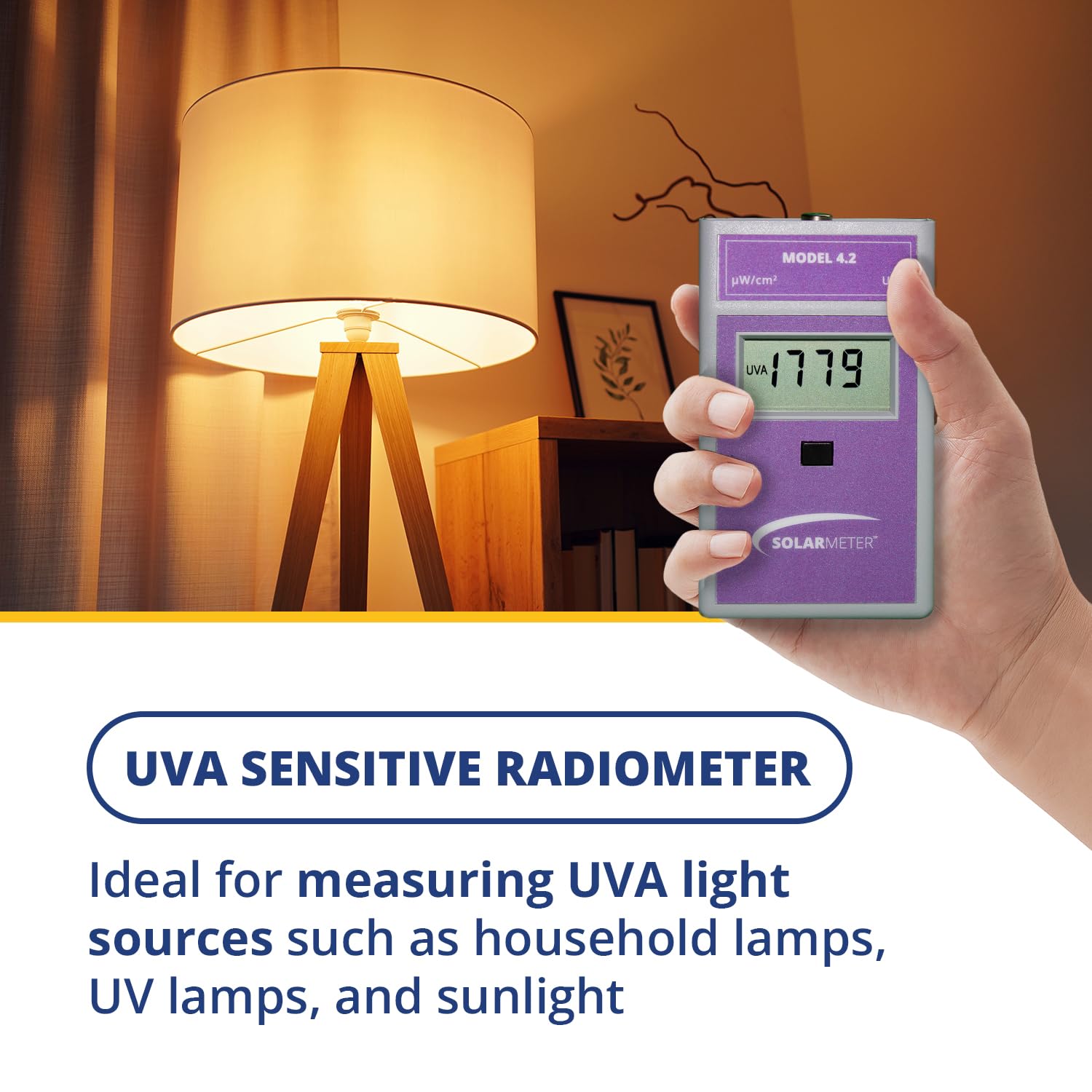 Snapklik.com : Solarmeter Model 4.2 Sensitive UVA Meter, Digital UVA ...