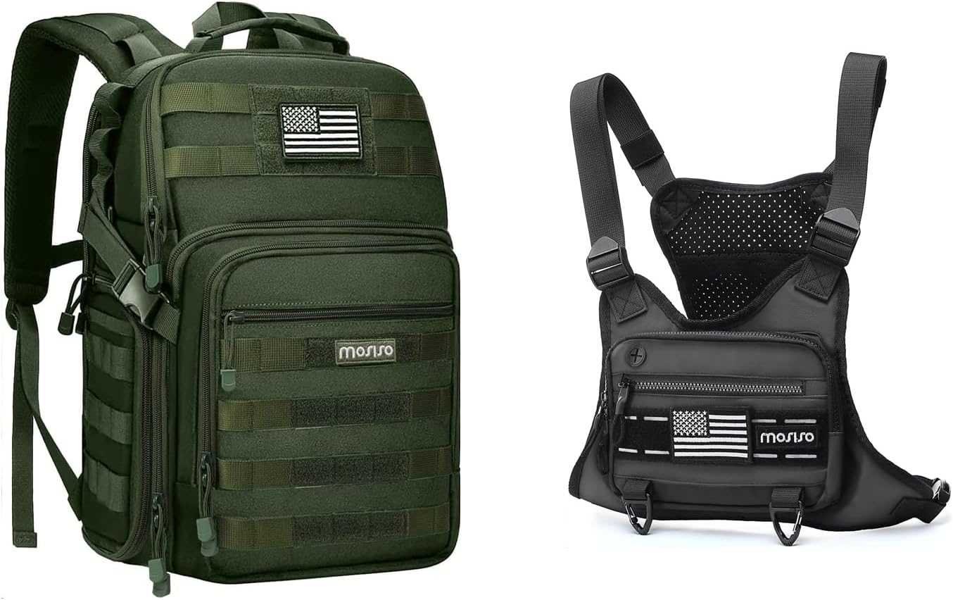 Amazon.com : MOSISO Camera Backpack, DSLR/SLR/Mirrorless Tactical ...