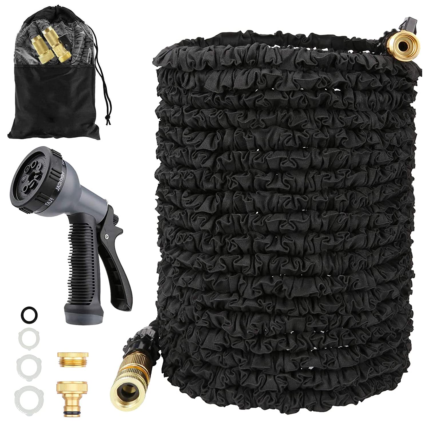 Buy IUMING Expandable Garden Hose, Upgraded 3-Layer Imitation Latex ...