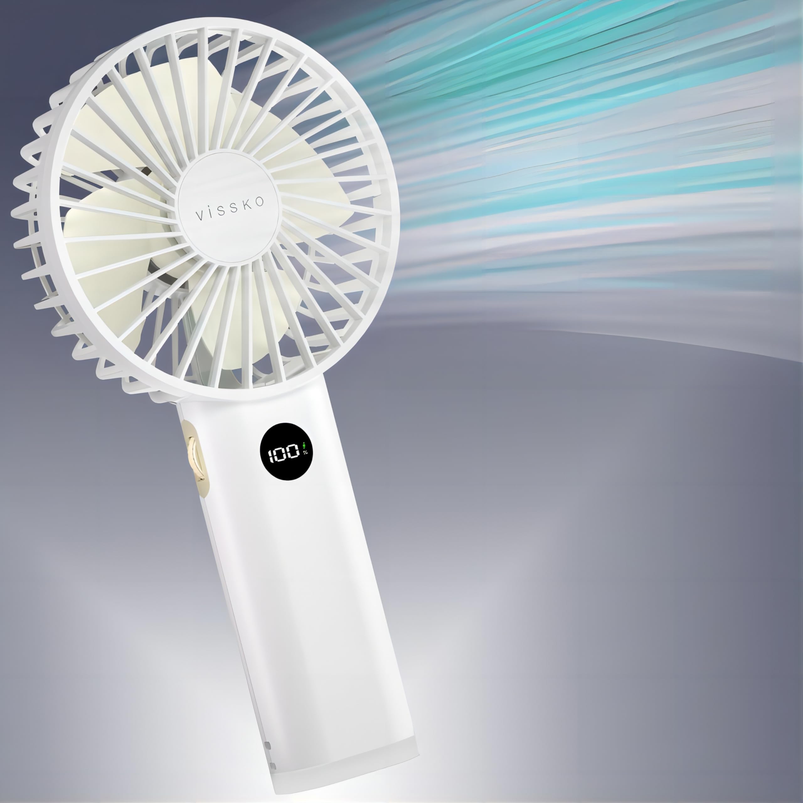 Amazon.com: JISULIFE Portable Handheld Fan, Speed(1-100) Adjustable ...