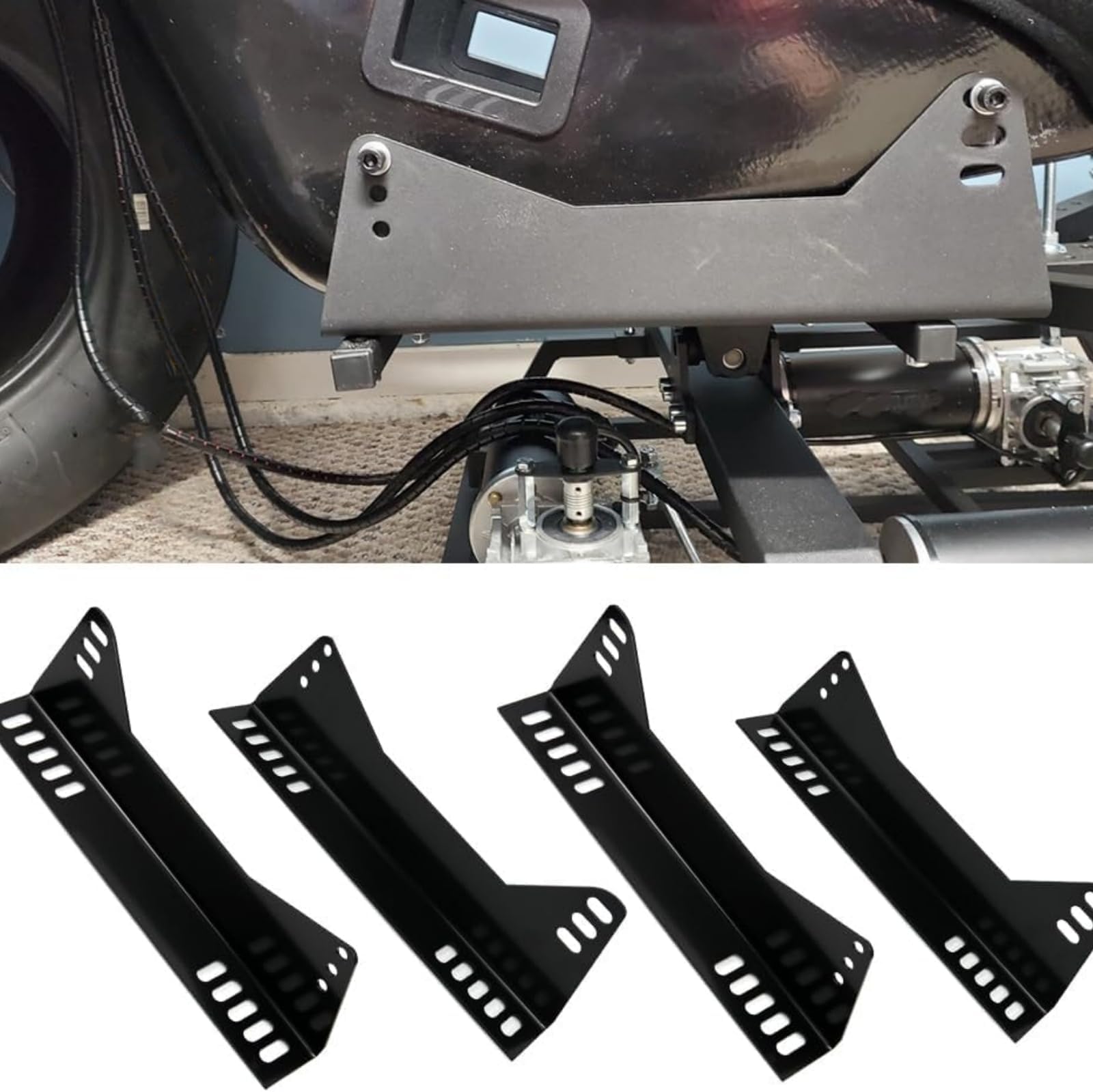 Amazon.com: DNA MOTORING SMB-001 Pair of Mild Steel Adjustable Holes ...
