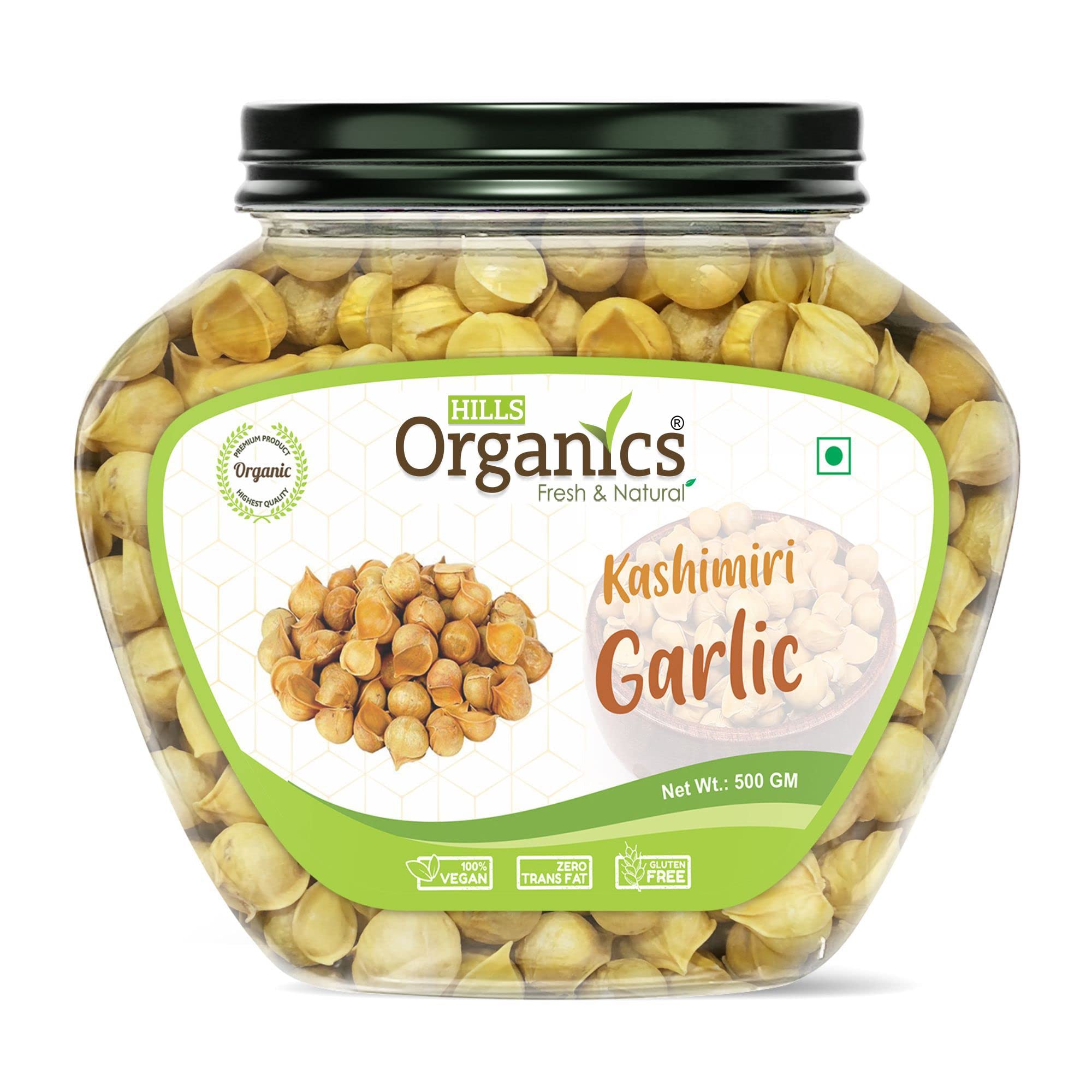 HILLS ORGANICS Kashmiri Garlic 500 gm Lehsun |100% Fresh & Natural ...