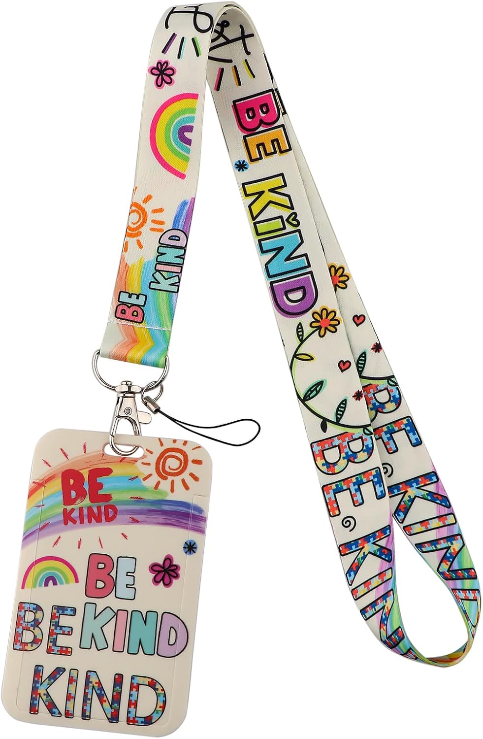 Autism Lanyard with Card Holder for Special Ed Teachers Students, Be ...