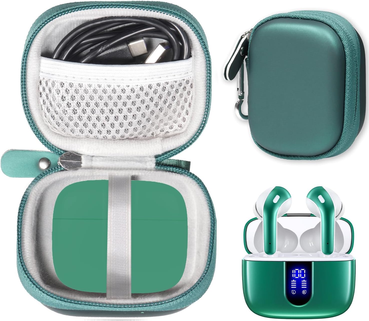 Amazon.com: CaseSack Case for TAGRY X08 Bluetooth Headphones True ...