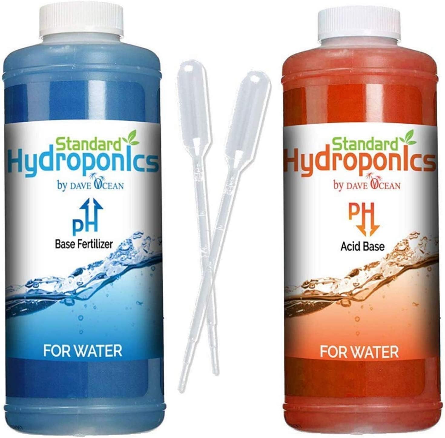 Standard Hydroponics pH Up and Down Kit,10 Ounce Liquide Nutrients ...