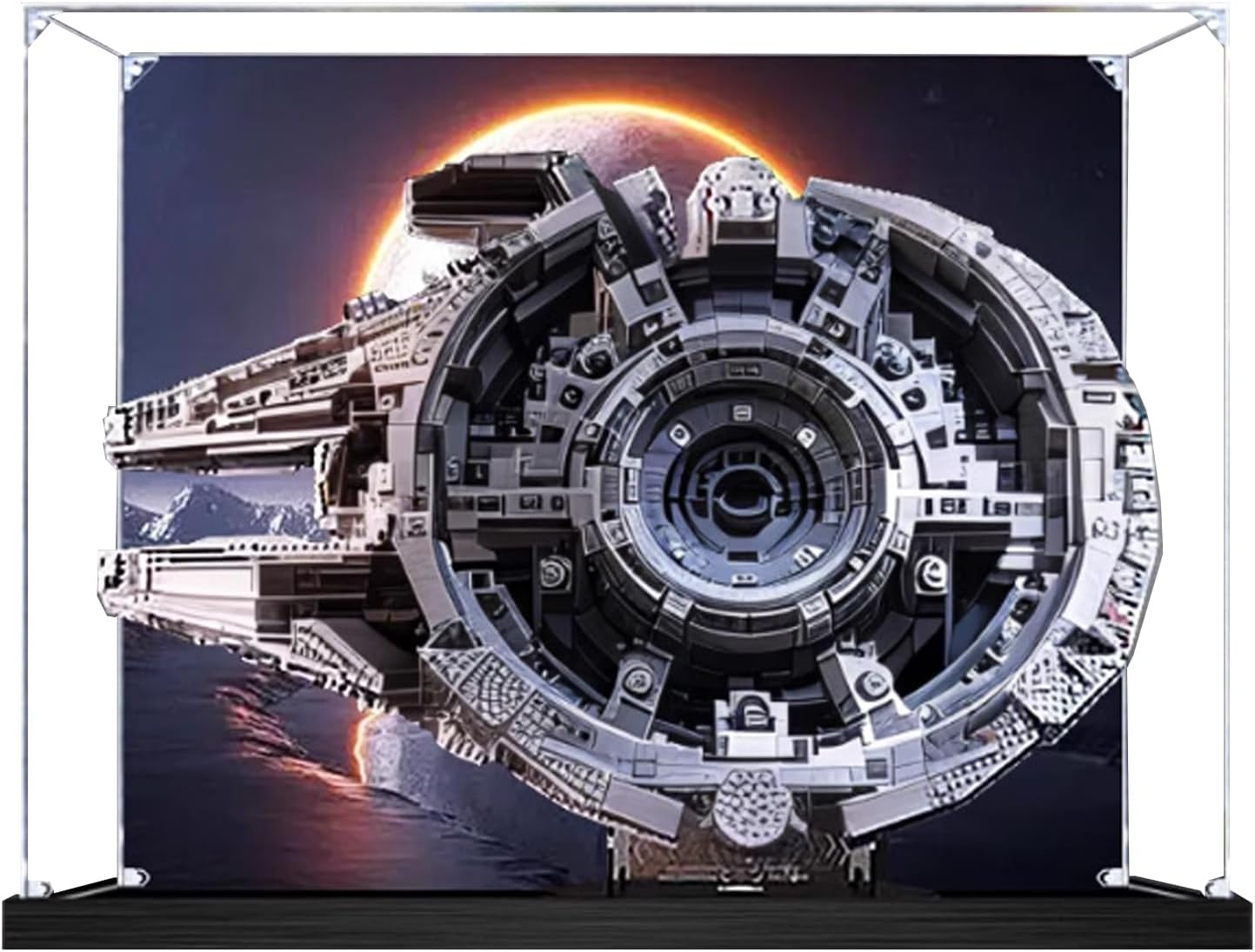 Amazon.com: Acrylic Display case for Lego 75192 Millennium Falcon Set ...