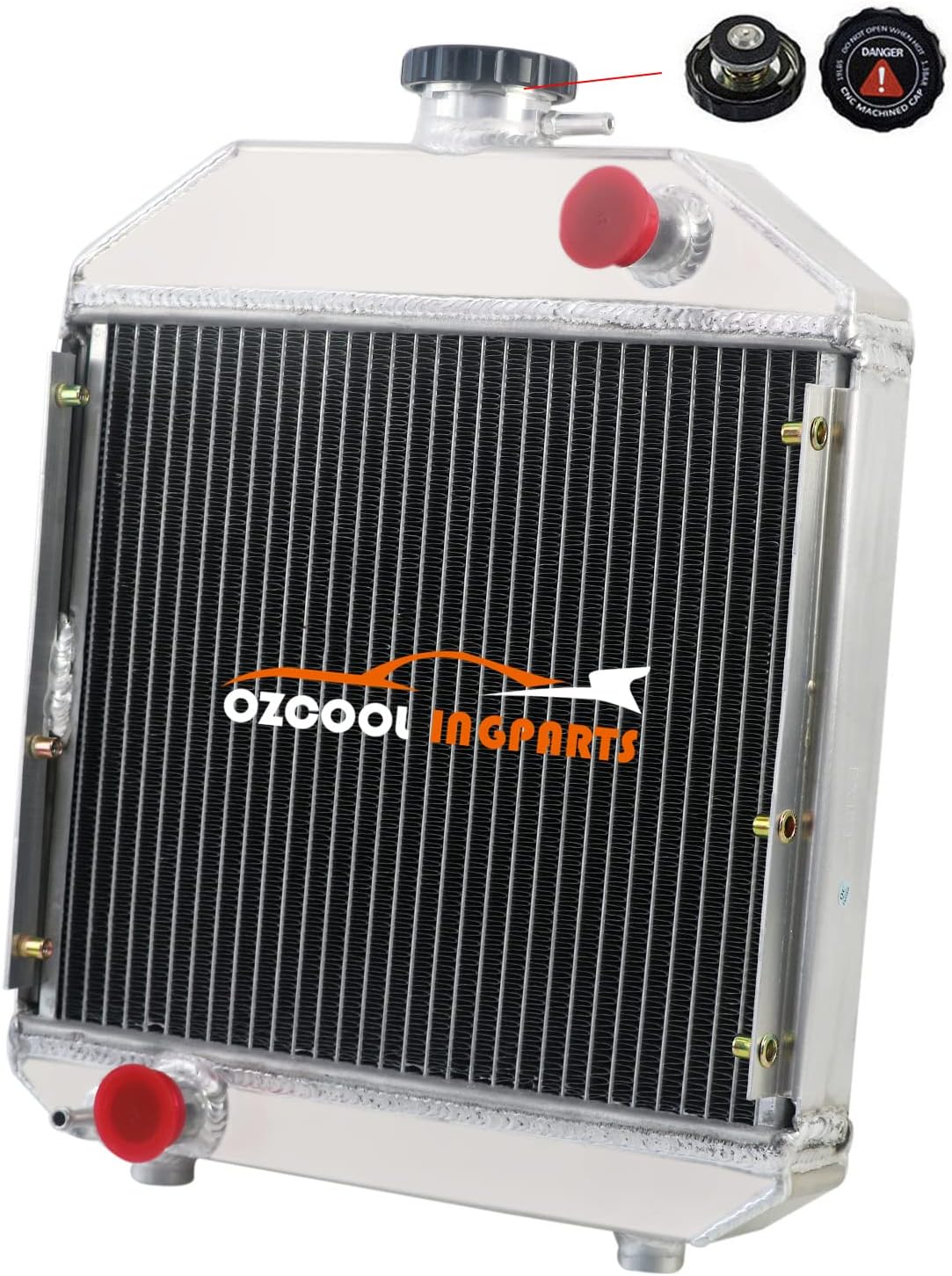 Amazon.com: OzCoolingParts All Aluminum Tractor Radiator for Yanmar ...