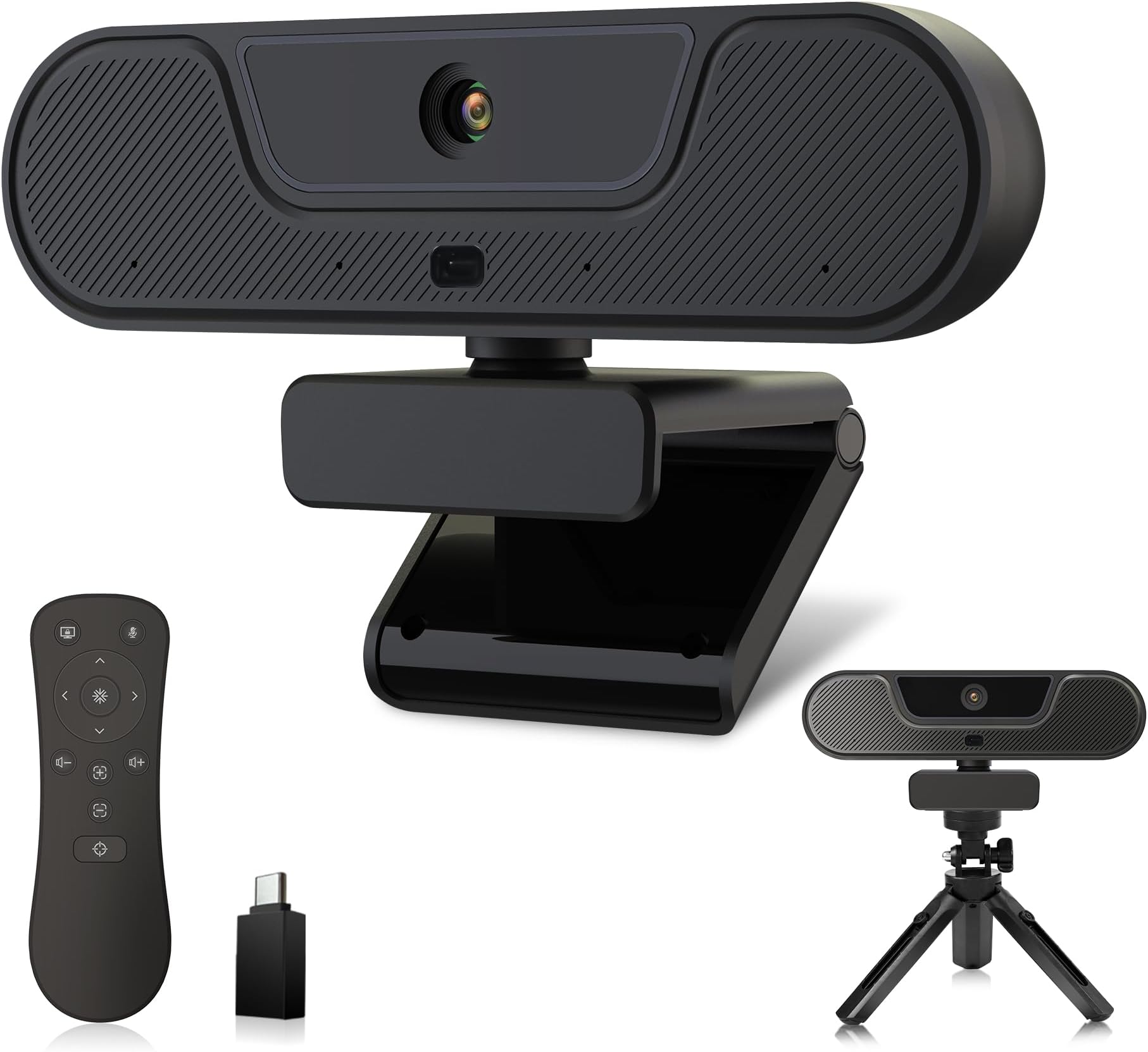 Amazon.com : VIZOLINK 4K Webcam, UHD PTZ PC Camera with Speaker and 4 ...