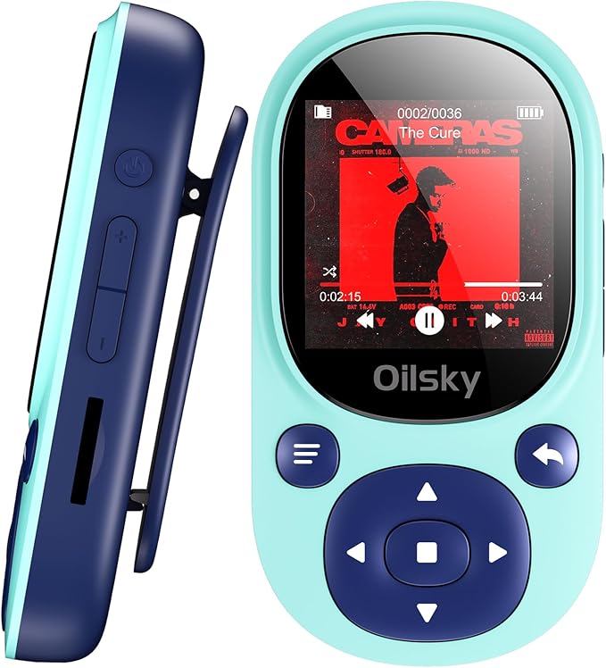 Amazon.com: 64GB MP3 Player with Bluetooth 5.0, Portable Hi-Fi Music ...