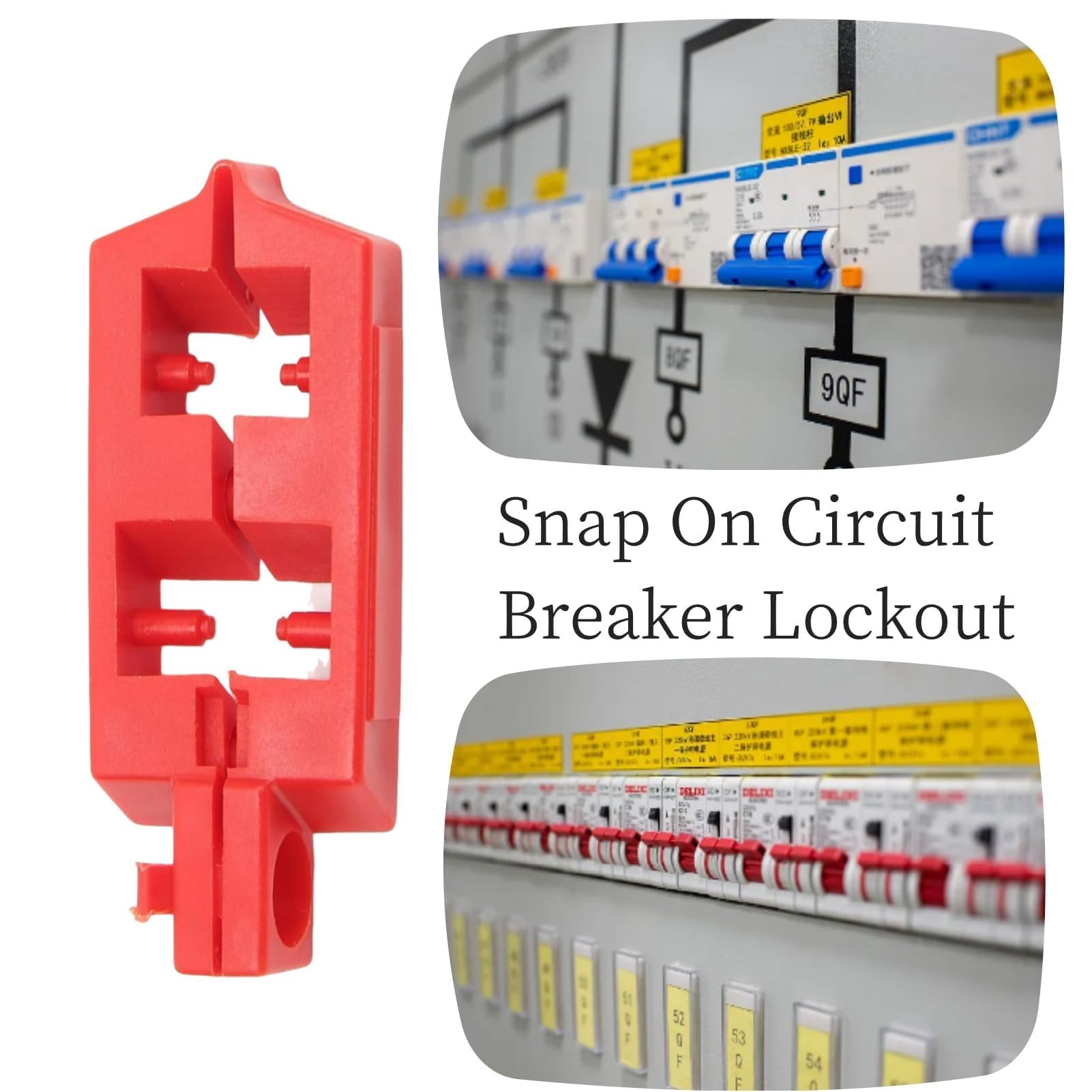 Snapklik.com : 10Pcs Snap On Circuit Breaker Lockout PA Nylon Energy ...