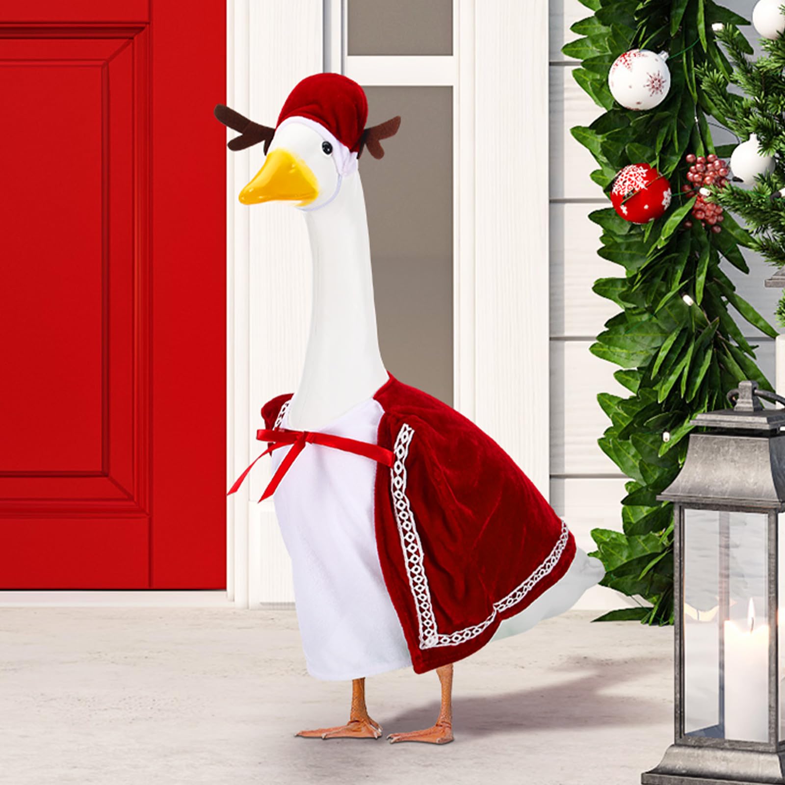 Amazon.com: Seenelling Christmas Reindeer Goose Outfits Elk Goose ...
