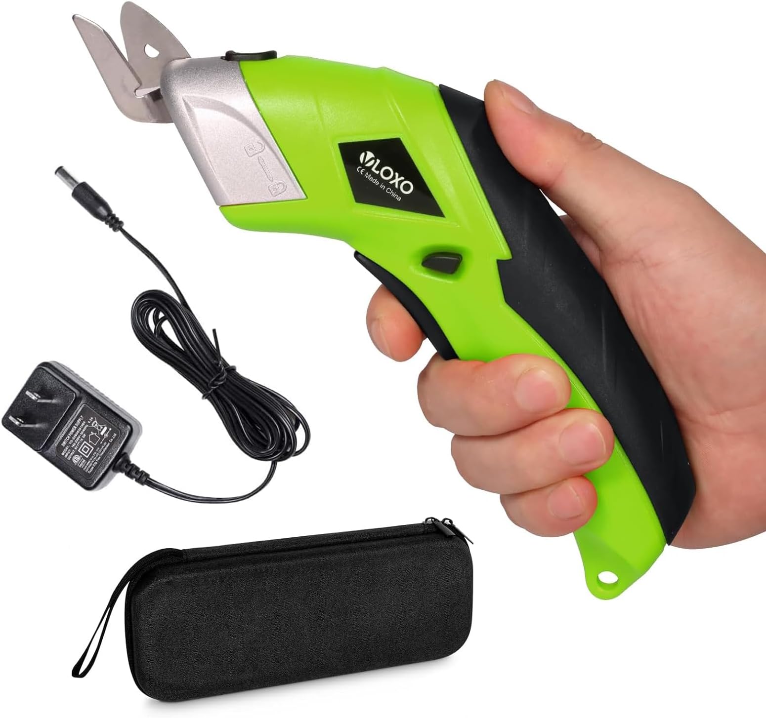 YUZES Cordless Scissors Cutter Shears Electric Scissors with 2 Blades ...