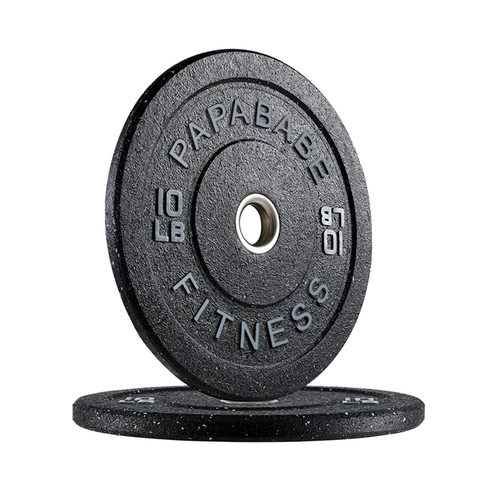 papababe Bumper Plates, High-Bounce Olympic Weight Plates with Colored ...