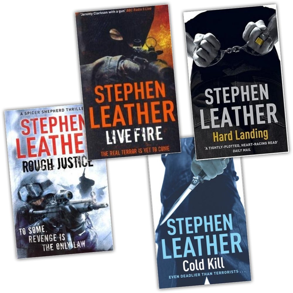 Stephen Leather 4 Books Collection Pack Set (Live Fire Dan Shepherd ...