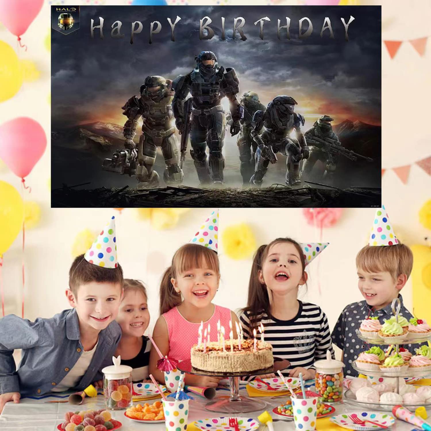 Halo Themed Birthday Party Cards 20+ Halo 3 Birthday Invitation