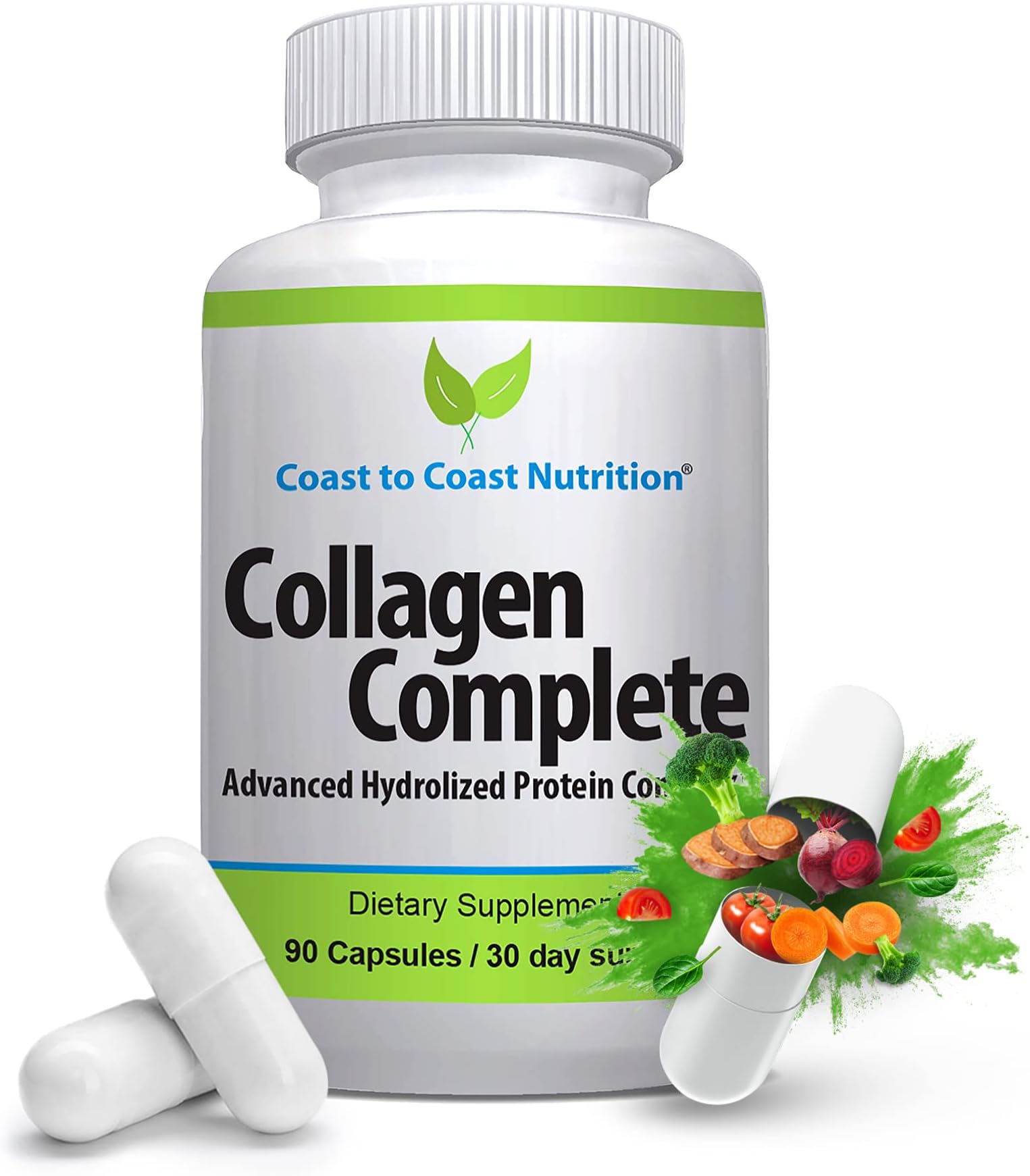 Amazon.com: Multi Collagen Pills – Hydrolyzed Collagen Supplements for ...