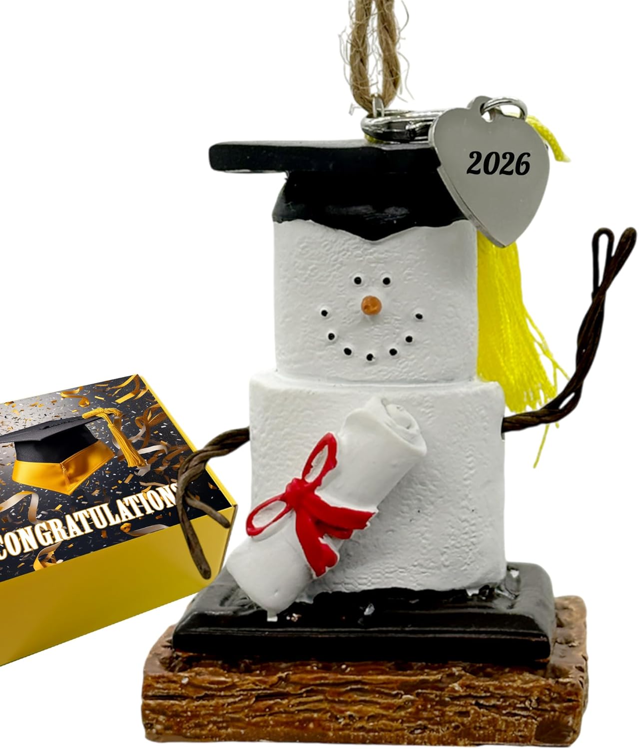 Amazon.com: 2026 S'Mores Graduation Ornament - High School, Senior Year ...
