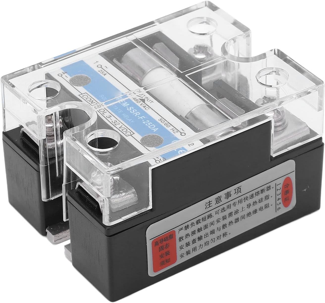 Amazon.com: Single Phase Solid State Relay with Zero Crossing Trigger ...