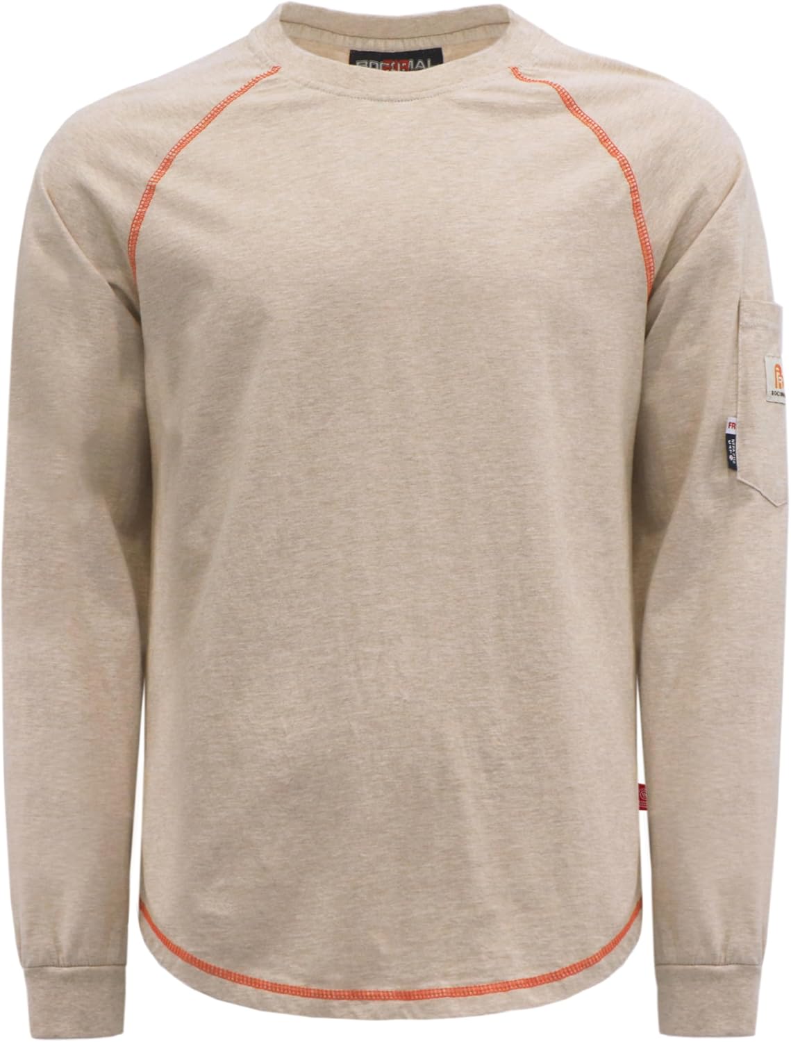 Amazon.com: BOCOMAL FR Shirts Heather Series 6oz Flame Resistant T ...