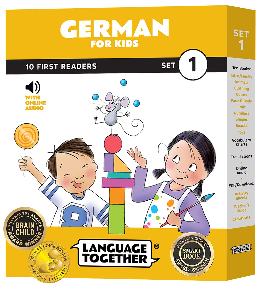 German for Kids: First Readers Box Set – 10 Beginning Readers with ...