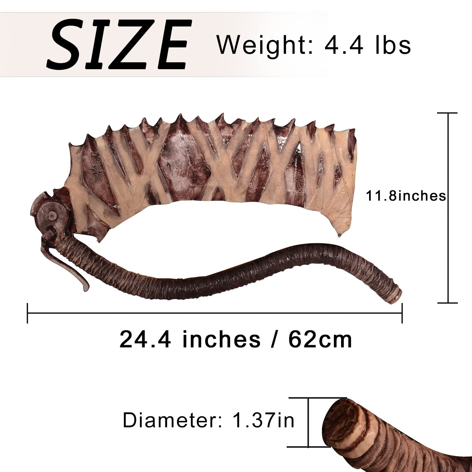 Snapklik.com : 24" Bloodborne Folded Hunter Saw Cleaver Cosplay Prop