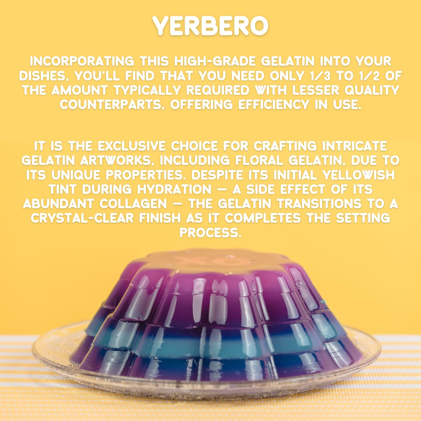 Yerbero – Polvo de gelatina de carne de res de 300 sin sabor premium ...