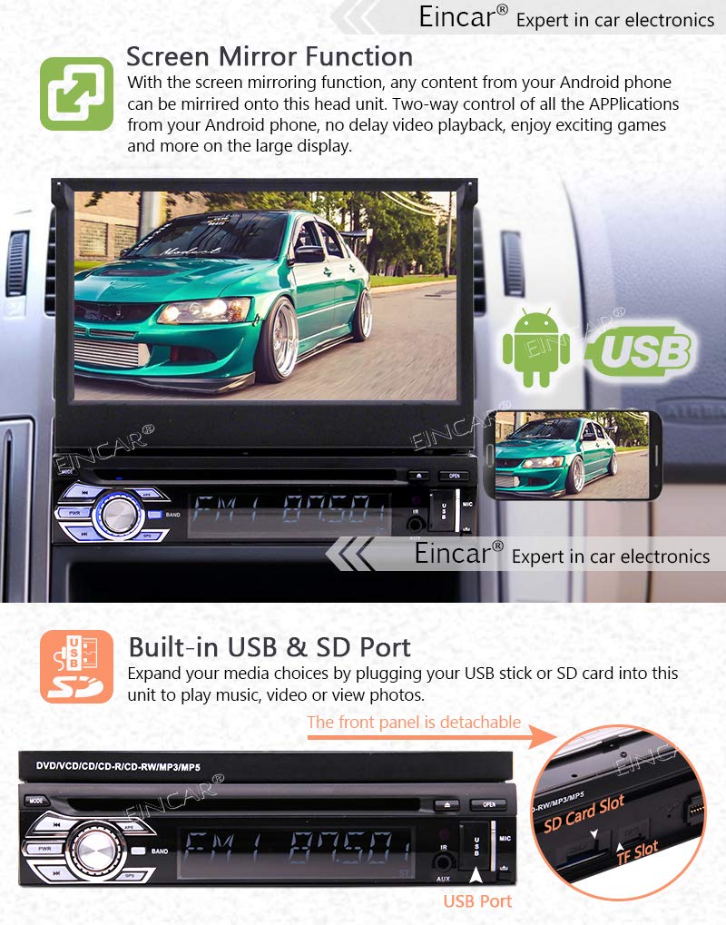 Buy 1Din Car Radio GPS Stereo Navigation System 7inch Car DVD CD Player ...