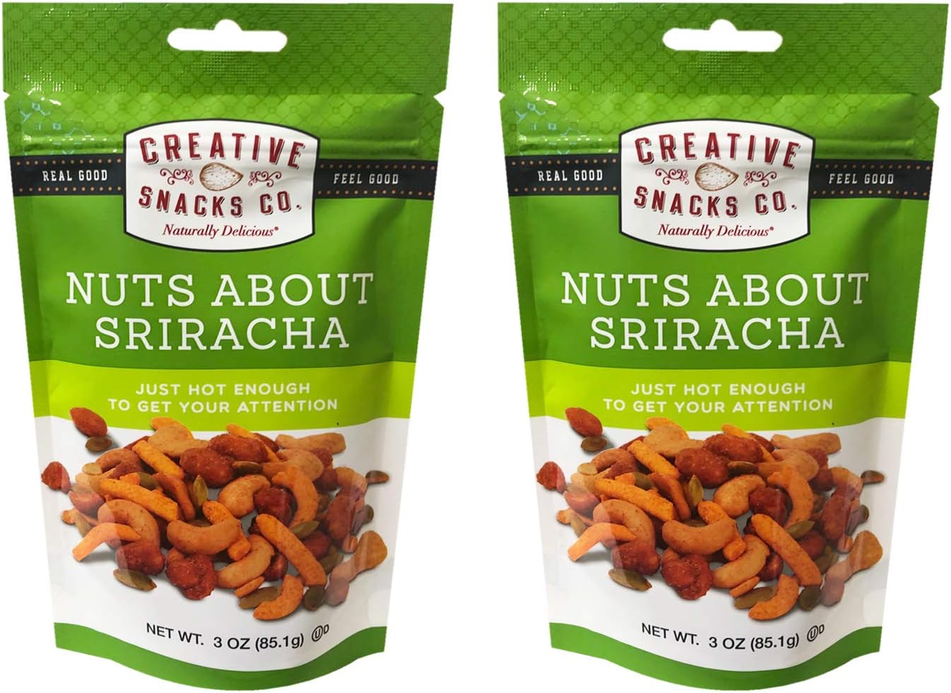 Amazon.com: Creative Snacks Co. On-the-Go Snack 2 Pack (Nuts About ...