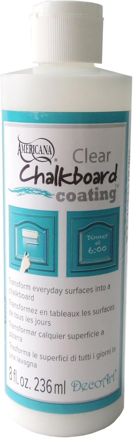 Amazon.com: DecoArt Clear Chalkboard Coating, 8-Ounce