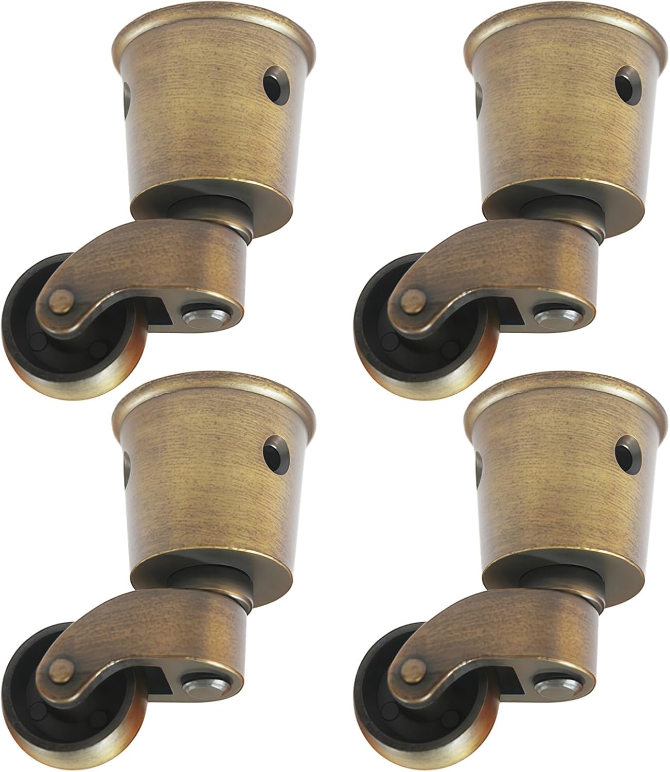 Amazon.com: 4 Pcs Vintage Furniture Casters, Antique Bronze Cup-Shaped ...