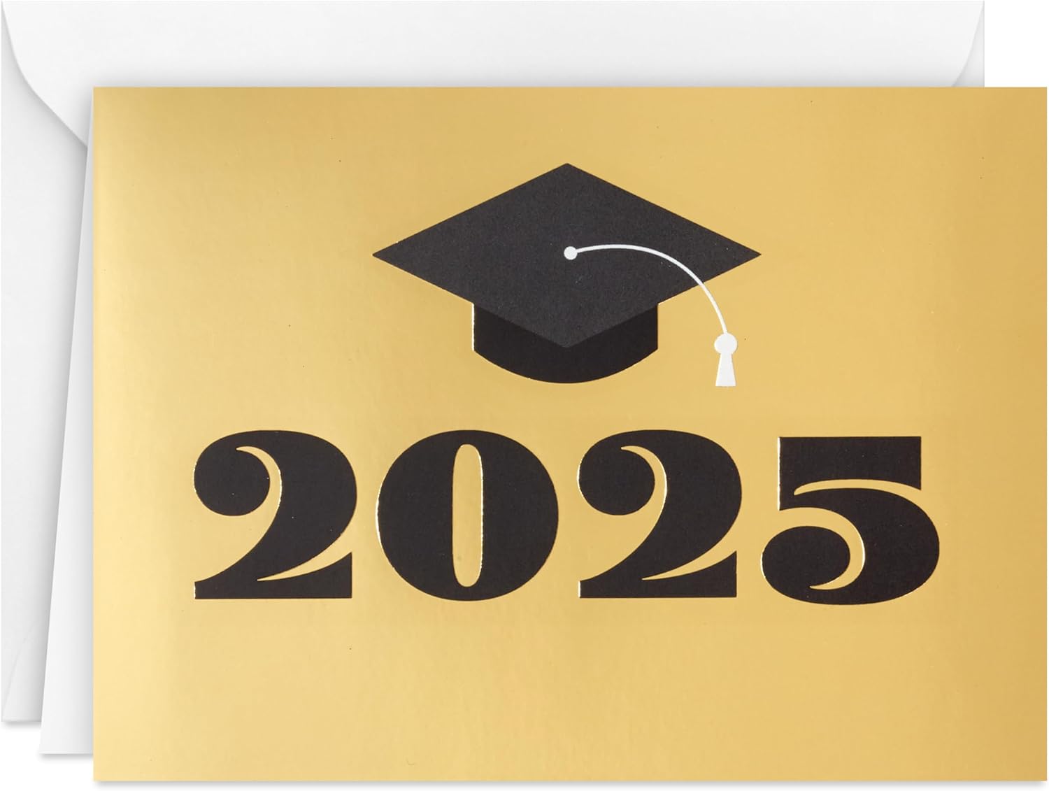 Hallmark 2025 Bulk Graduation Thank You Cards, Black and Gold (40 Count ...