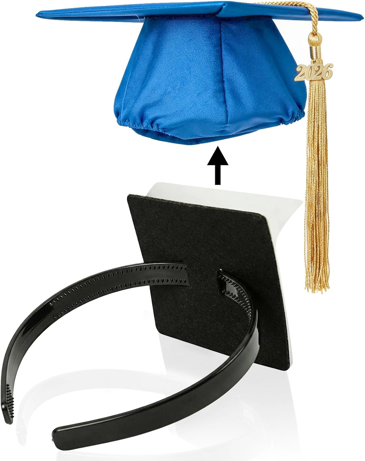 Amazon.com : Franimo 1 Pc Graduation Cap Headband, Grad Cap Headband ...